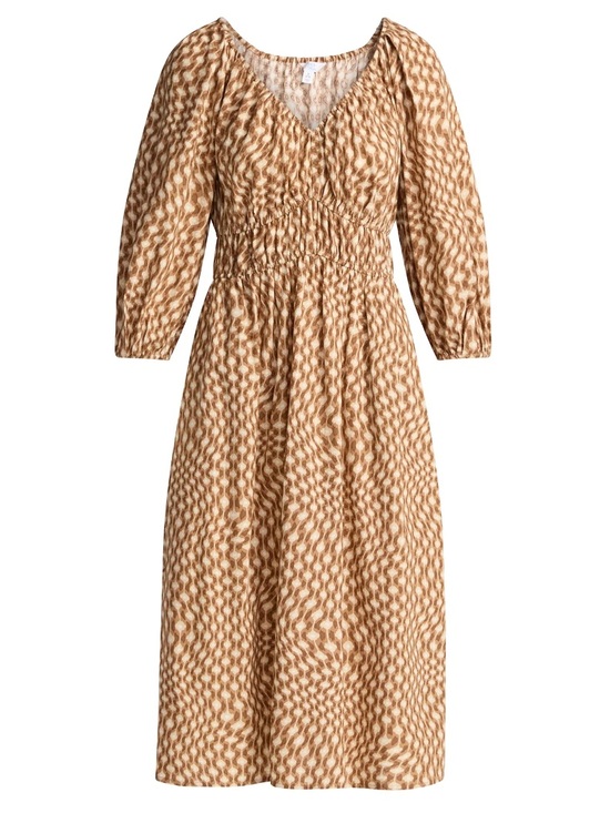 Time and Tru | Dresses | Time And Tru Womens Cinch Waist Midi Dress ...